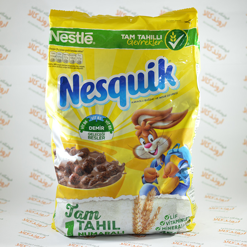 کورن فلکس شکلاتی نسکوییک Nesquik (450 gr) | فروشگاه اینترنتی اروندکالا