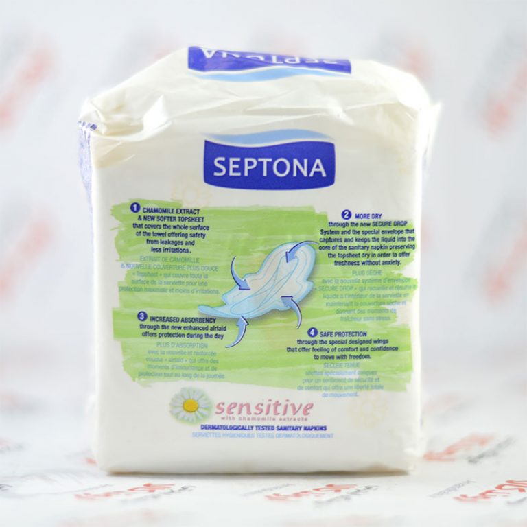 نوار بهداشتی سپتونا SEPTONA مدل SENSITIVE Normal - فروشگاه اینترنتی ...
